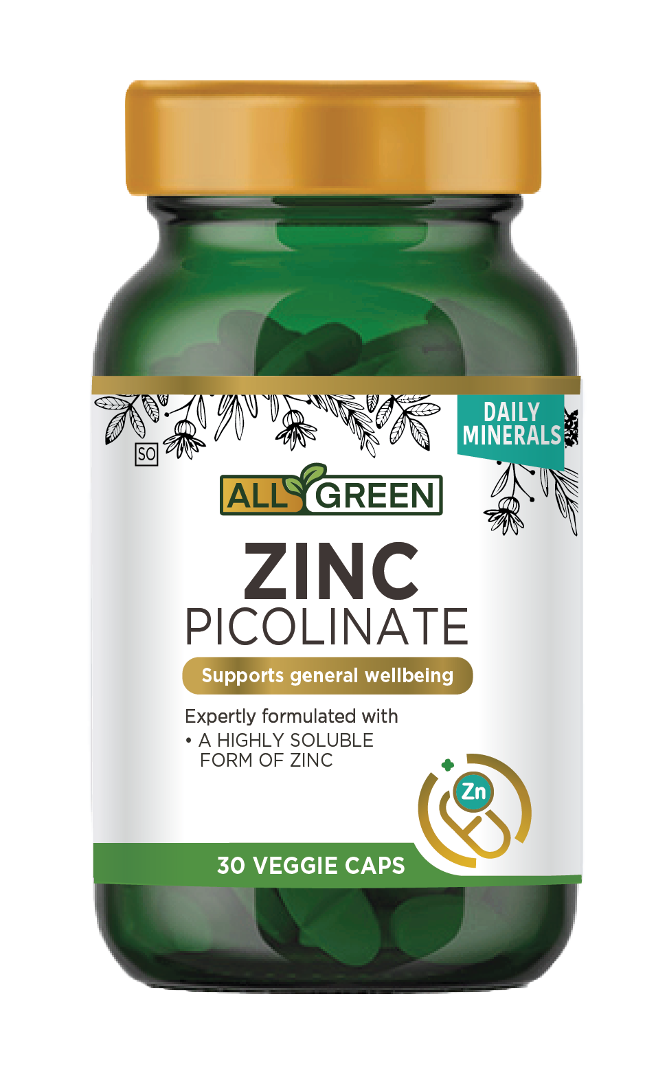 Zinc Picolinate 25 mg – All Green